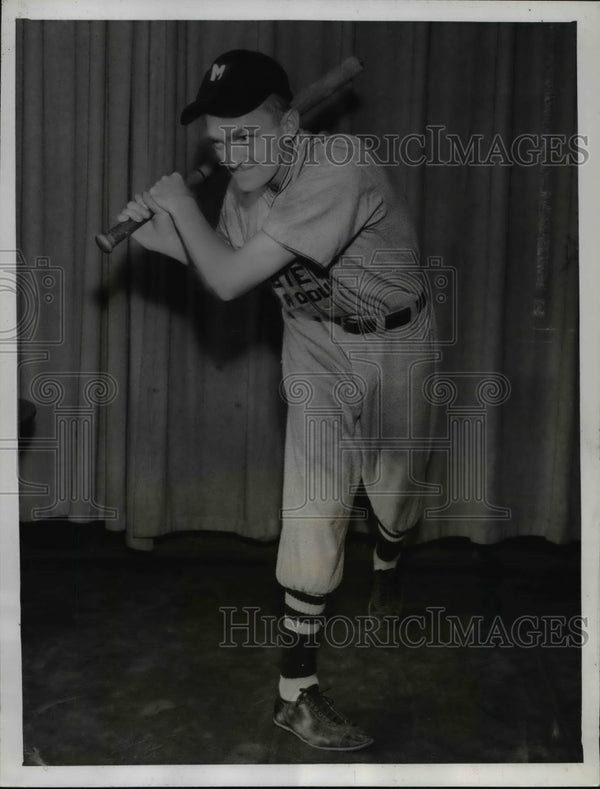 1939 Press Photo James Trupka, Midland Steel Leading Hitter -.346 ...