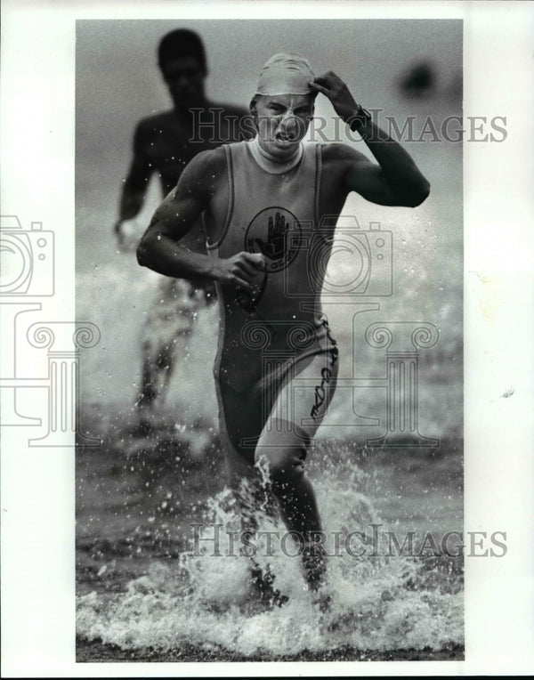 1986 Press Photo Dave Utley-triathlon competitor - cvb53747 - Historic ...