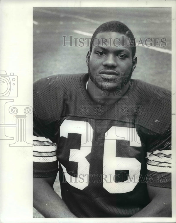 Press Photo Bill Jackson, Browns - cvb60635 - Historic Images