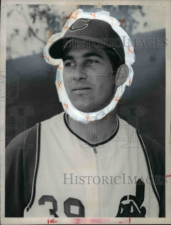 1968 Press Photo Mike Paul, Cleveland Indians - cvb64863 - Historic Images