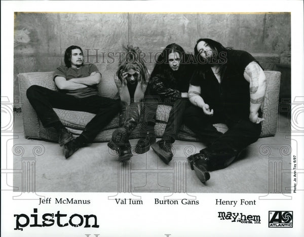 Undated Press Photo "Piston" Jeff McManus Val Lum Burton Gans Henry ...