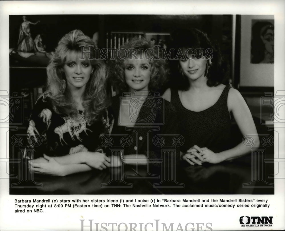 Press Photo Barbara Mandrell Irlene Mandrell Louis Mandrell - Historic ...