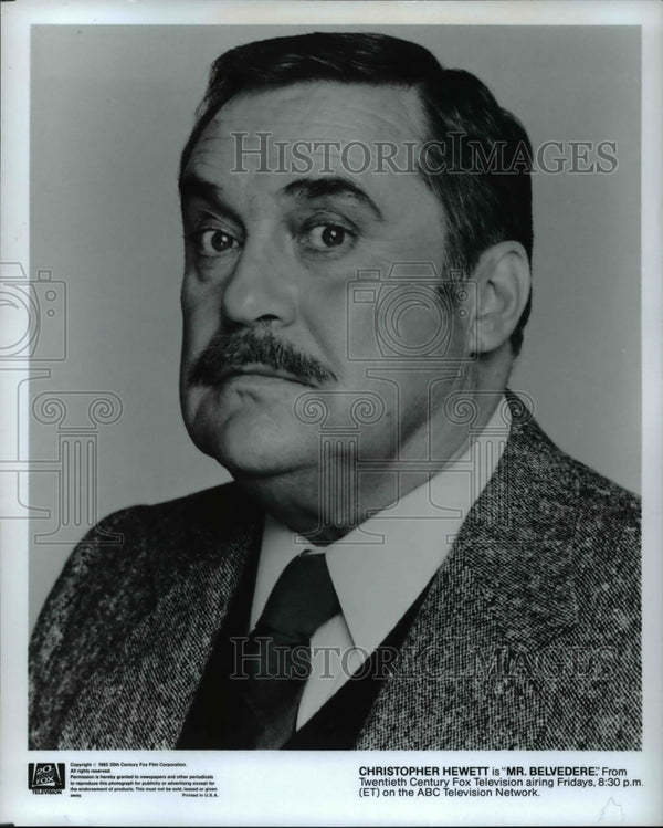 1985 Press Photo Christopher Hewett in "Mr. Belvedere" - Historic Images