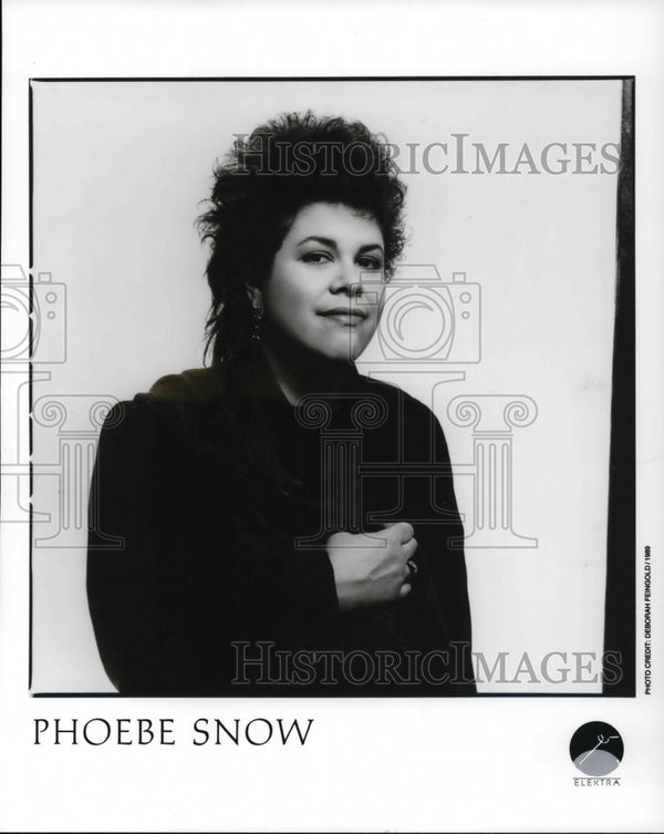 1989 Press Photo Phoebe Snow Folk Blues Singer Songwriter and Musician ...