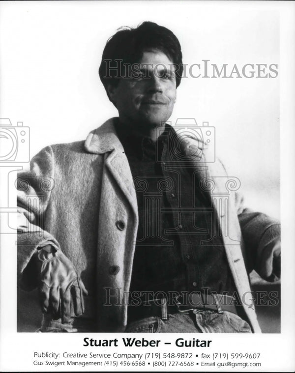 Press Photo guitarist Stuart Weber - cvp31146 - Historic Images