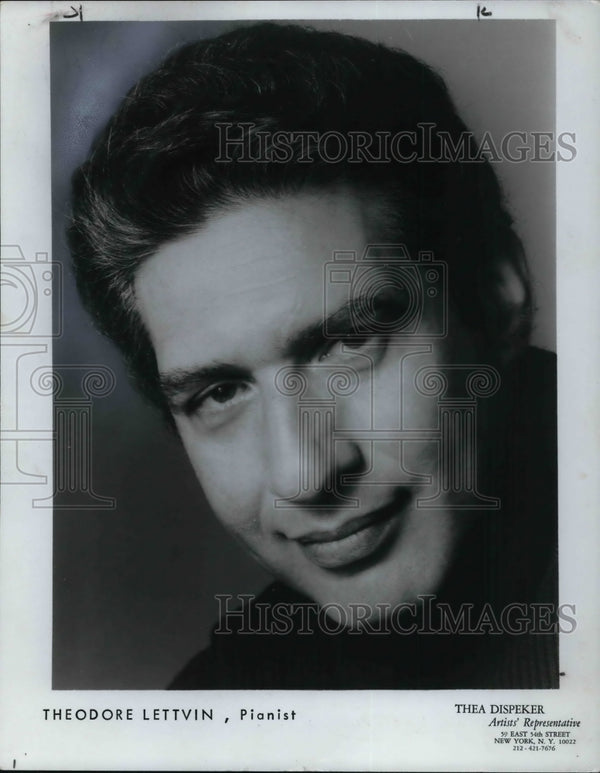 1983 Press Photo Pianist Theodore Lettvin - cvp31339 - Historic Images