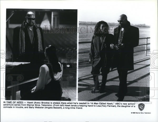 Press Photo Warner Brothers presents Avery Brooks and Tery Ferman in A ...