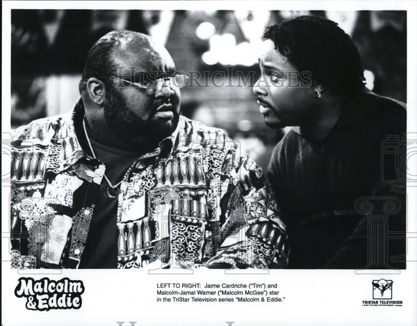 Press Photo Jaime Cardriche and Malcolm Jamal Warner star in Malcom ...