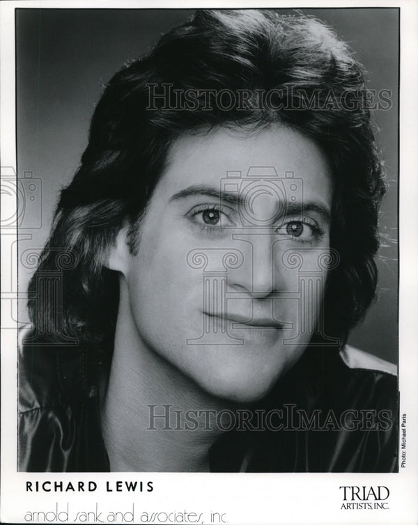1987 Press Photo Richard Lewis Comedian - cvp38279 - Historic Images
