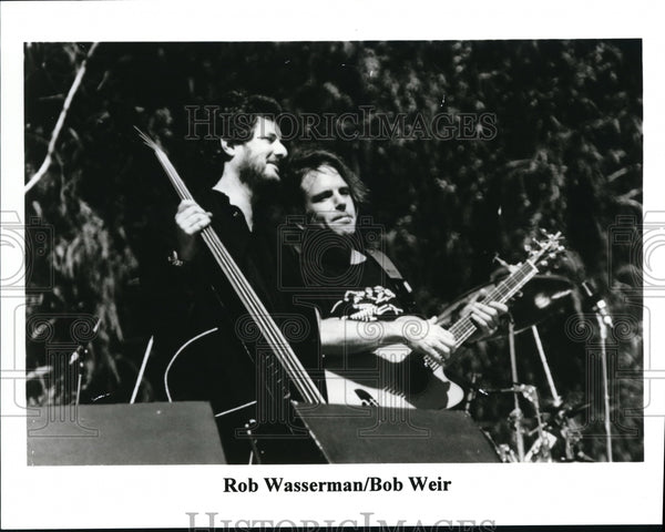 Undated Press Photo Rob Wasserman and Bob Weir - cvp38404 - Historic Images