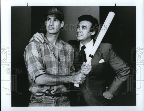 1989 Press Photo Joseph Mascolo and Jim Abele star in Stem of a Briar ...