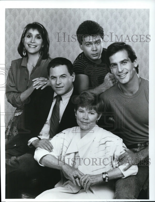1987 Press Photo Gina Hecht Tony Nittoli John Bolger and Jason ...