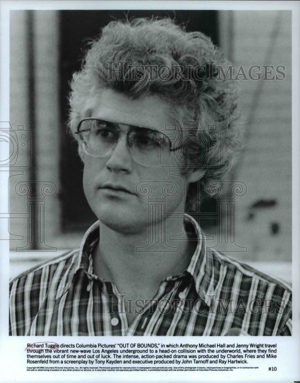 1986 Press Photo Richard Tuggle director of Out of Bounds - cvp45264 ...