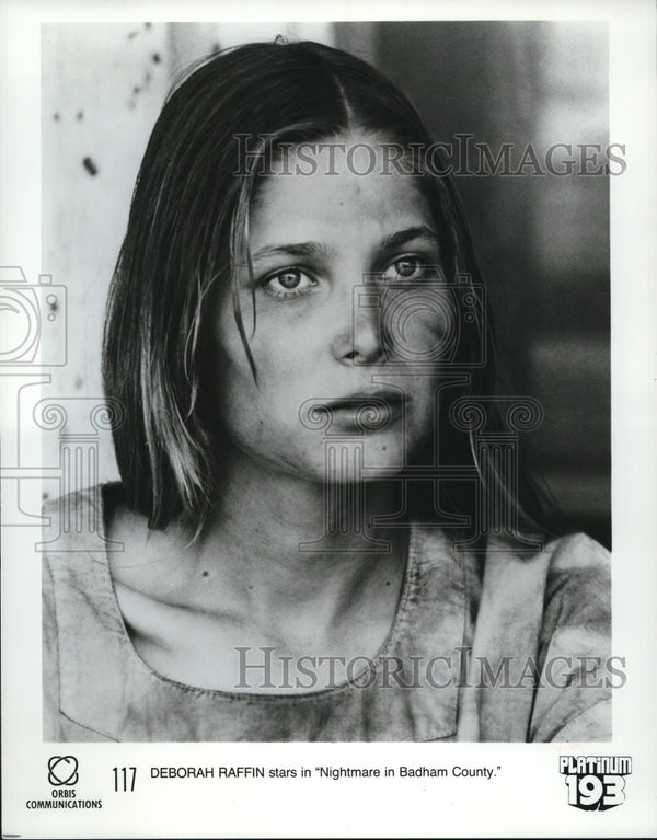 1987 Press Photo Deborah Raffin stars in Nightmare in Badham County ...