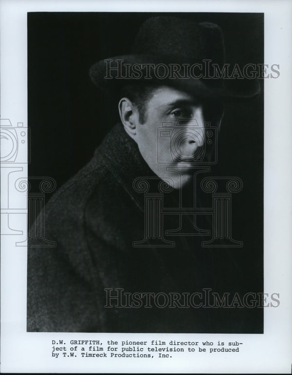 Press Photo Director DW Griffith, biography will be produced by TW ...