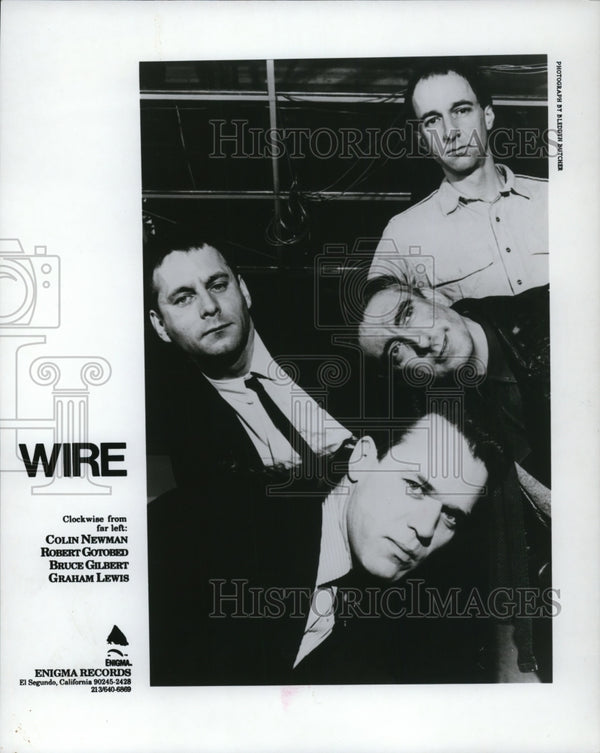 1988 Press Photo Bruce Gilbert Robert Grey Colin Newman Graham Lewis of ...