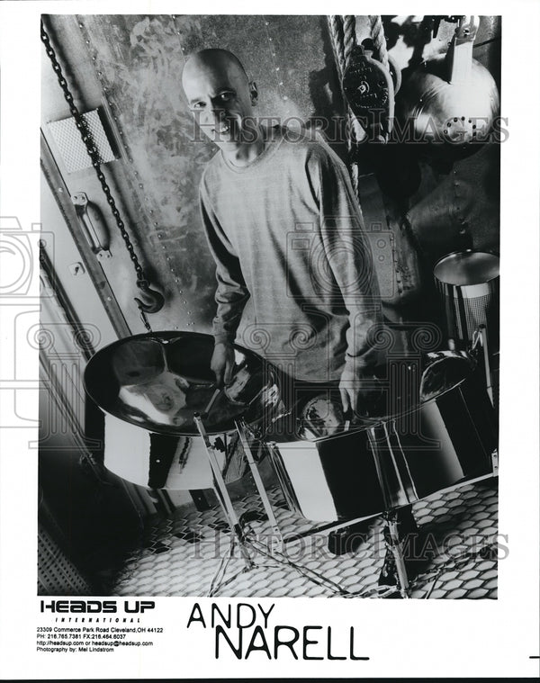 Press Photo Andy Narell American Jazz Musician Composer Steel Pan ...