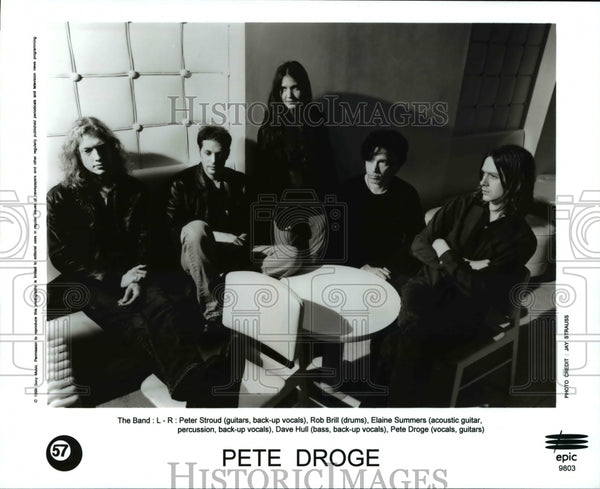 Press Photo Pete Droge - cvp70020 - Historic Images