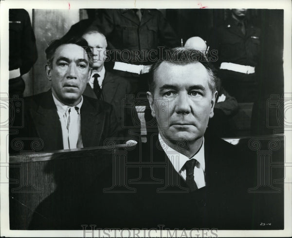 1967 Press Photo Anthony Quinn, Michael Redgrave-The 25th Hour ...