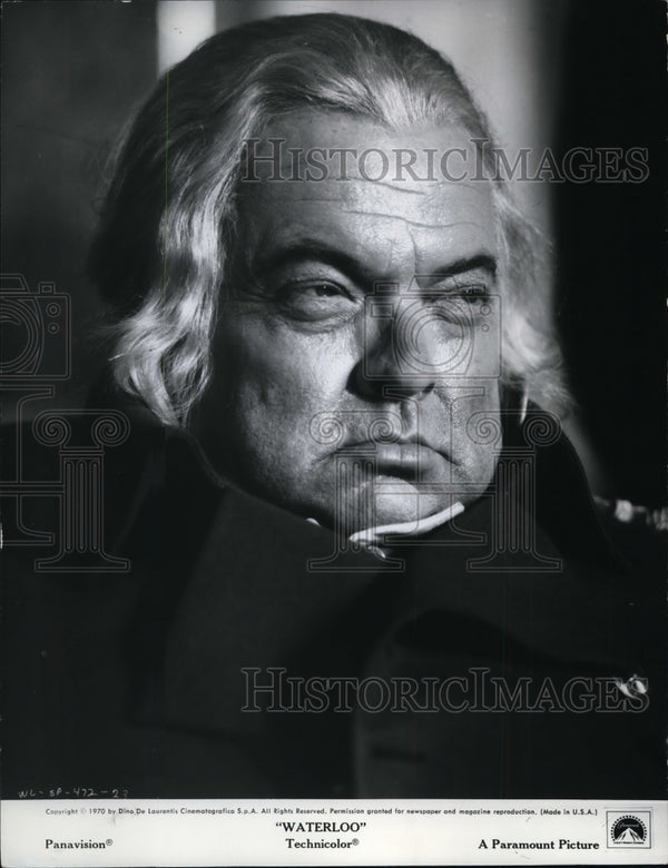 1970 Press Photo Orson Welles as Louis XXIII in "Waterloo." - cvp89056 ...