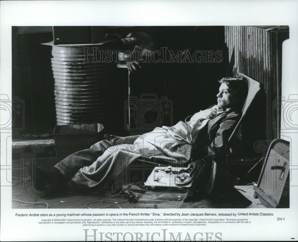 Press Photo Frederick Andrei-Diva movie scene - cvp90757 - Historic Images