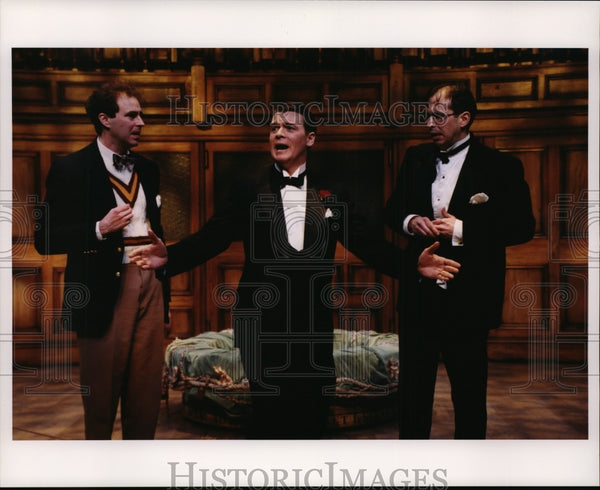 Press Photo Don Stephenson, James Kall and John Scherer in By Jeeves ...