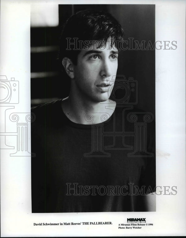 1996 Press Photo David Schwimmer in Matt Reeves "The Pallbearer ...