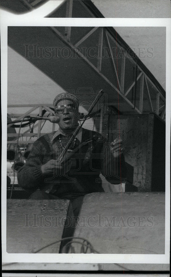 Press Photo Howard Armstrong Musician - Historic Images