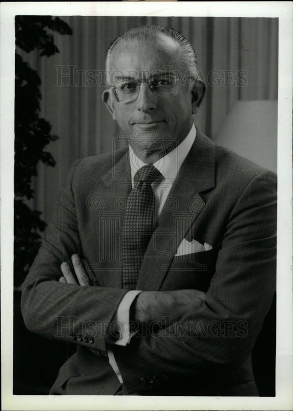 1987 Press Photo Paul F. Oreffice Dow Chemicals Co. - dfpd32277 ...