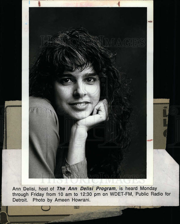 1992 Press Photo Ann Delisi, WDET-FM, Public Radio - dfpd39549 ...