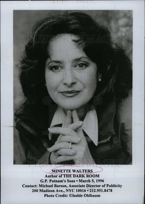 1996 Press Photo Minette Walters writer - dfpd41779 - Historic Images