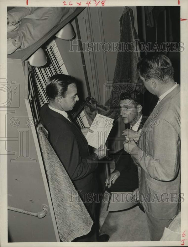 1960 Press Photo Checking Voting Machines Before Election in Houston ...