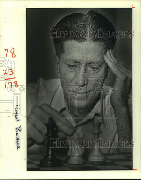 1983 Press Photo Houston chess composer Robert Brieger - hca72201 ...