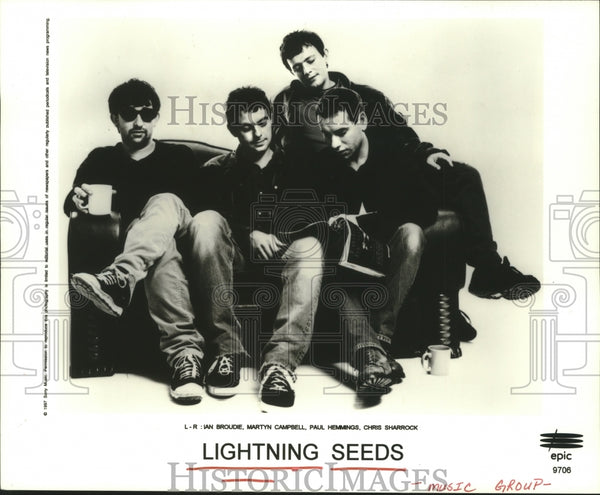 1997 Press Photo Members of the music group Lightning Seeds - hcp04883 ...