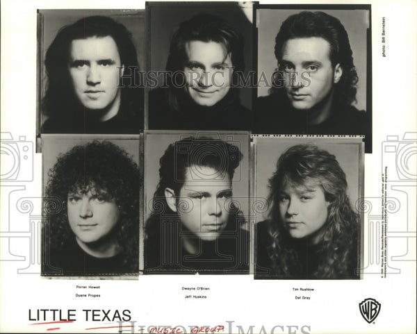 1995 Press Photo Members of the music group Little Texas in individual ...
