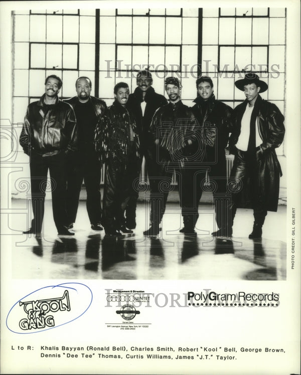 1987 Press Photo Members of the music group Kool & The Gang - hcp05134 ...
