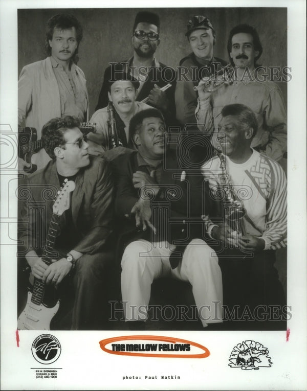 1991 Press Photo Members of the music group The Mellow Fellows ...