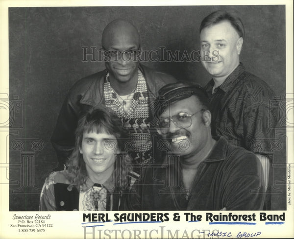 1993 Press Photo Members of the music group Merl Saunders & The ...