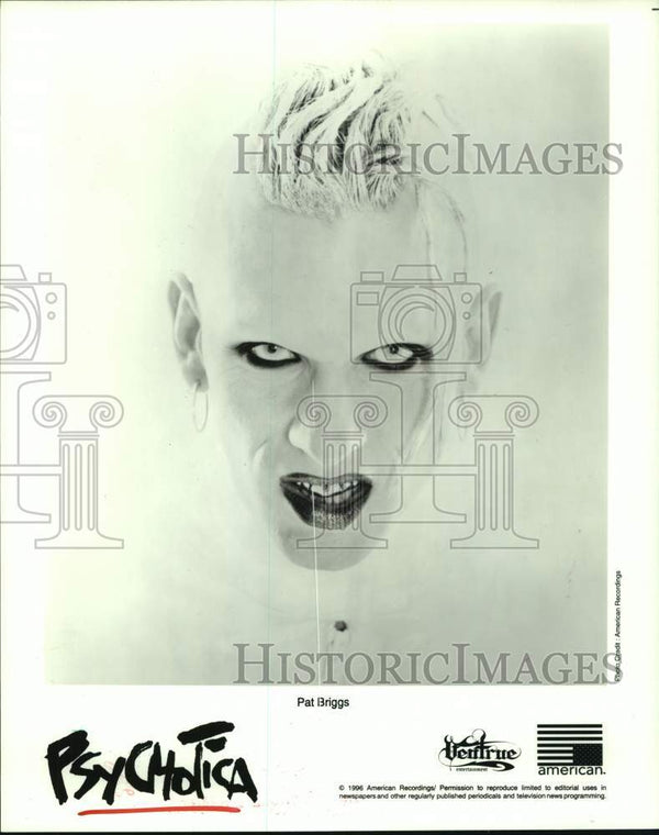 1996 Press Photo Pat Briggs from Psychotica - hcp07211 - Historic Images