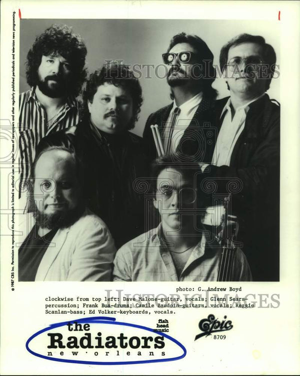 1987 Press Photo The Radiators music group members - hcp07230 ...