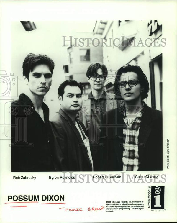 1995 Press Photo Possum Dixon music group - hcp07290 - Historic Images