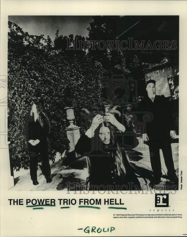 1993 Press Photo The Power Trio From Hell rock band - hcp07525 ...