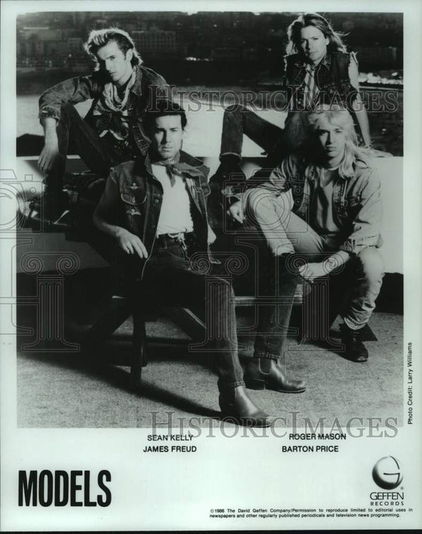 1986 Press Photo Members of the musical group "Models" - hcp07559 ...
