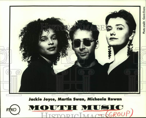 1993 Press Photo Jackie Joyce, Martin Swan, Michaela Rowan are Mouth ...