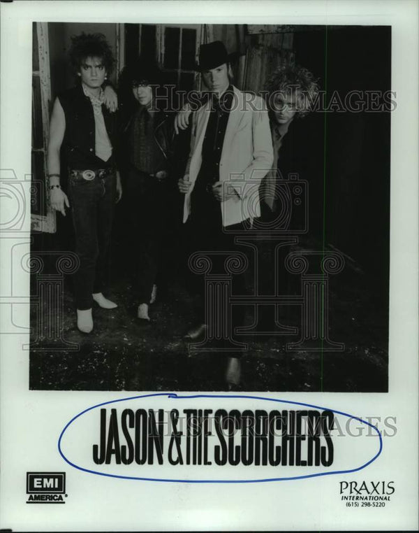 1987 Press Photo Members of the band Jason and The Scorchers - hcp07878 ...
