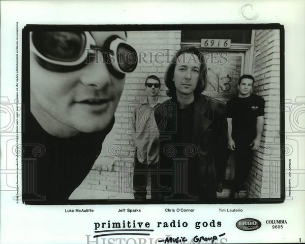 1996 Press Photo Members of the music group Primitive Radio Gods ...