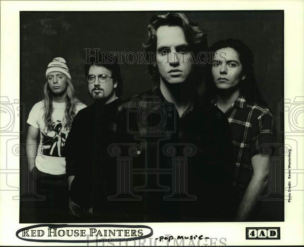 1993 Press Photo The Red House Painters - members of the band ...