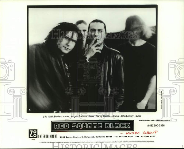1994 Press Photo Red Square Black - the band - hcp08378 - Historic Images