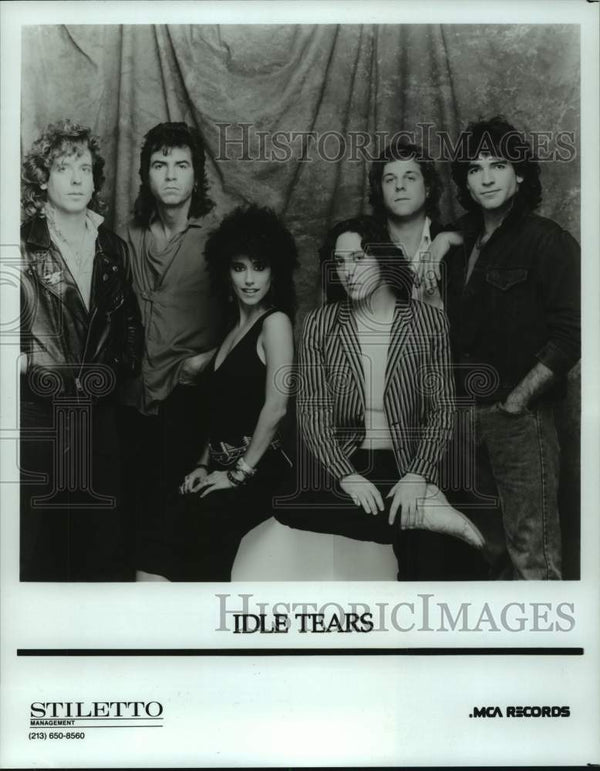 1986 Press Photo Members of the music group Idle Tears - hcp08608 ...