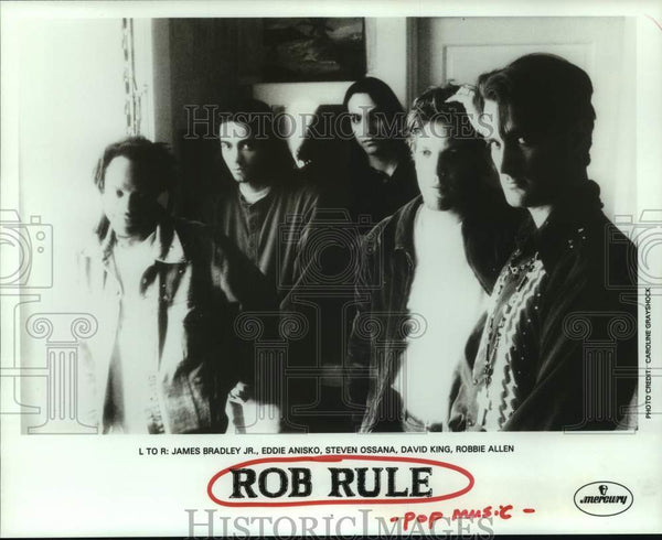 1994 Press Photo Rob Rule - music group - hcp09522 - Historic Images